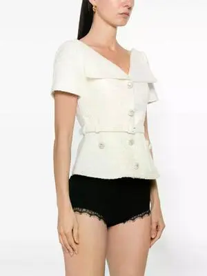 SELF-PORTRAIT Bouclé Top