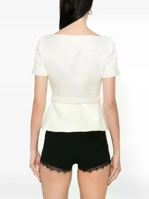 SELF-PORTRAIT Bouclé Top