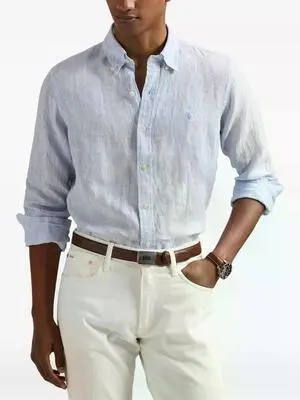 Polo Ralph Lauren Striped Button-down Shirt - Blue