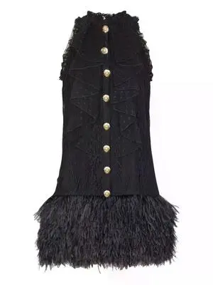 Balmain Lace-embellished Dress