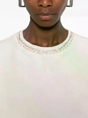 GOLDEN GOOSE Cropped Crew Neck Sweater