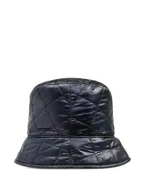Moncler Quilted Bucket Hat - Blue