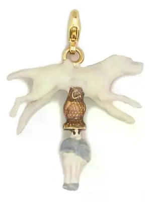 Marni Letter T Charm Pendant - Gold