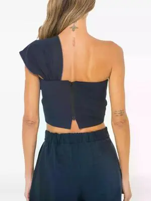 JBQ Blaire Asymmetrical Top - Blue