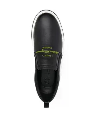 FERRAGAMO Cassina Leather Low-top Sneakers