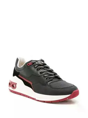 FERRAGAMO Cosma Panelled Low-top Sneakers