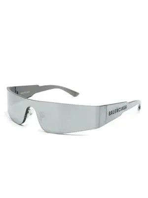 Balenciaga Rimless Shield Sunglasses