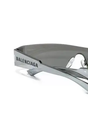 Balenciaga Rimless Shield Sunglasses