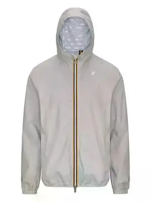 K-WAY Jacket With Zip Closure - Grey