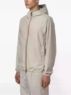 K-WAY Jacket With Zip Closure - Grey
