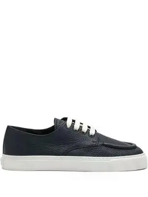 Prada Leather Lace-up Sneakers