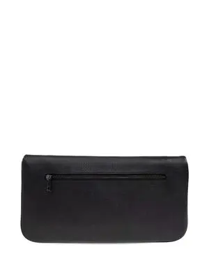 Zadig&Voltaire Rock Punk Leather Clutch Bag - Black