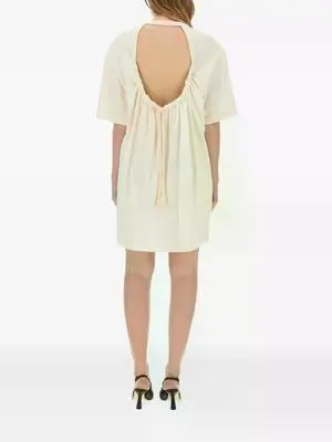 MSGM Logo-patch Mini Dress