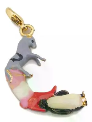 Marni Animal Motif Charm With Lobster Clasp - Gold