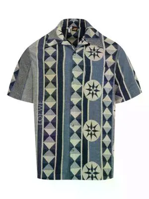 Loewe Patterned Short-sleeves Shirt - Blue