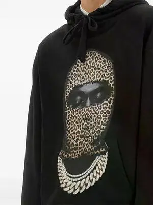 IH NOM UH NIT Leopard-print Graphic Hoodie