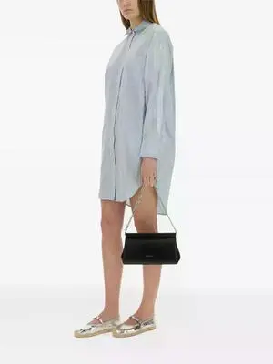 Michael Kors Pinstripe Button-up Shirt Dress