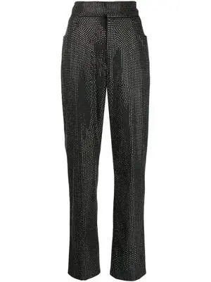Giuseppe Di Morabito Crystal-embellished Trousers - Black