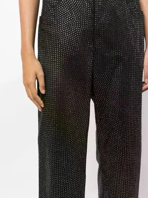 Giuseppe Di Morabito Crystal-embellished Trousers - Black