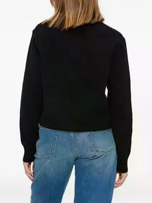 Helmut Lang Crew-neck Cropped Sweater