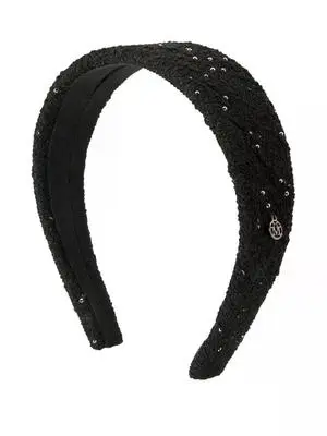 MAISON MICHEL Sequin-embellished Headband