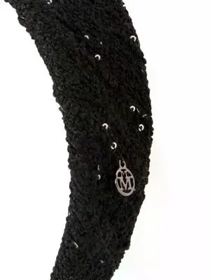 MAISON MICHEL Sequin-embellished Headband