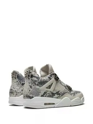 JORDAN Air 4 Retro Premium Sneakers - Grey