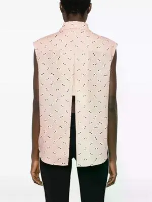 Palm Angels Paisley-print Sleeveless Shirt
