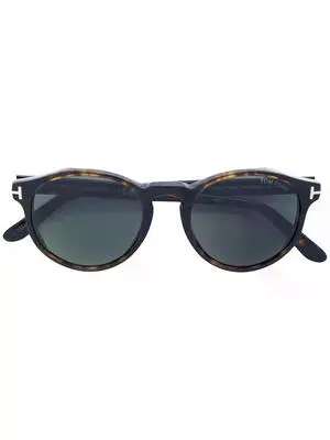 TOM FORD Round Frame Sunglasses - Brown