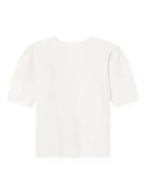 FRAME Ribbed Short-sleeve Cardigan