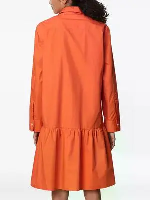 Marc O'polo Collared Tiered Dress - Orange