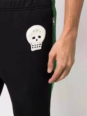 Alexander McQueen Skull-patch Slim-fit Track Pants