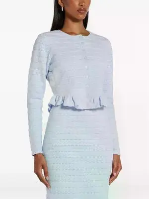 LoveShackFancy Rogan Cardigan - Blue