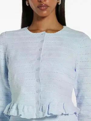 LoveShackFancy Rogan Cardigan - Blue