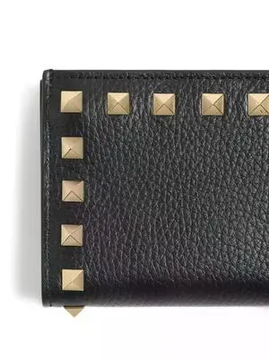 Valentino Garavani Rockstud Flap Wallet - Black