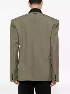 MUGLER Contrast-lapels Blazer