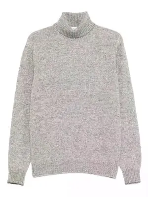 Brunello Cucinelli Cashmere High Neck Sweater - Grey
