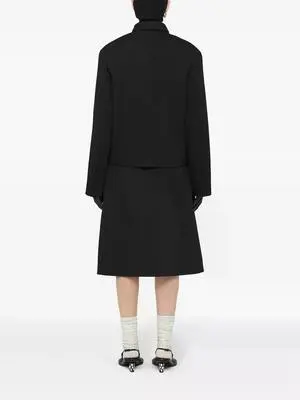 JIL SANDER Oversized Double-breasted Wool Blazer