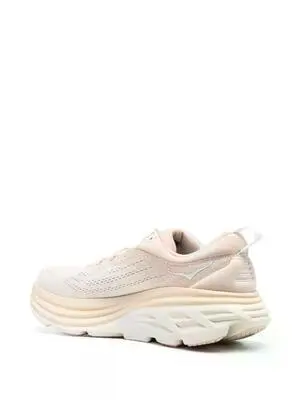 HOKA® Bondi 8 Lace-up Sneakers - Neutrals