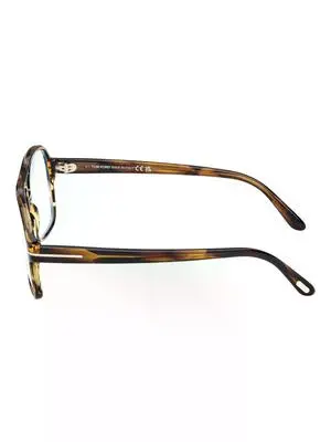TOM FORD Navigator-frame Glasses - Brown