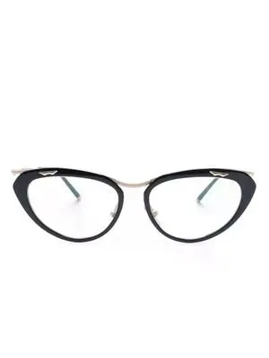 SOLAMOR1946 Cat-eye Frame Glasses - Black