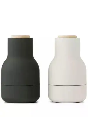 AUDO Bottle Grinder Ceramic Salt And Pepper Mill - Grey