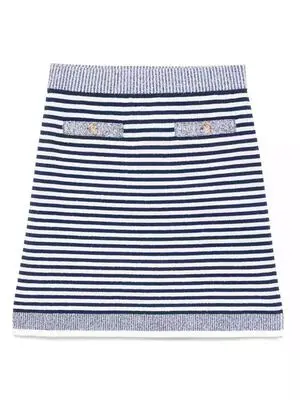 Sonia Rykiel Paris Striped Mini Skirt