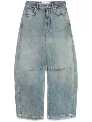 Loewe Anagram Barrel Jeans - Blue