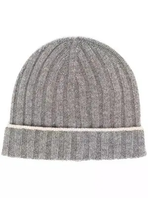 Brunello Cucinelli Cashmere Beanie - Grey