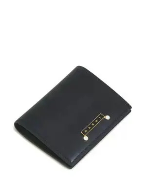 Marni Leather Bifold Wallet - Black