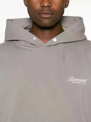 REPRESENT Cotton Hoodie - Grey