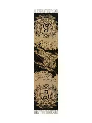 Burberry Reversible Stormy Knight Checked Scarf