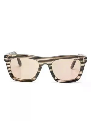 TOM FORD Square-frame Sunglasses - Neutrals
