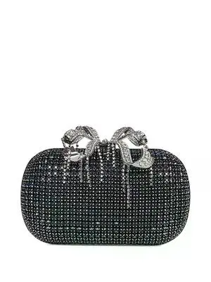 SELF-PORTRAIT Crystal-embellished Clutch